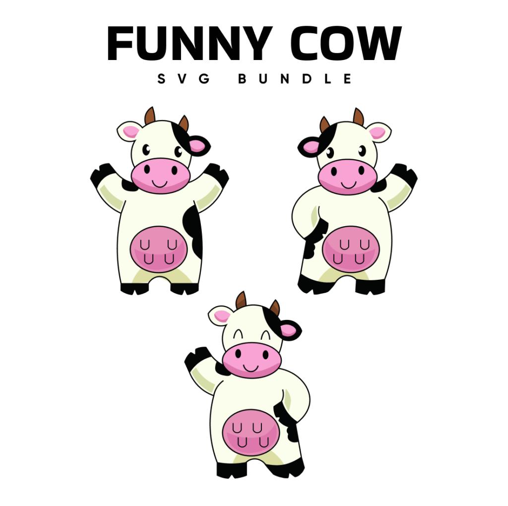 Funny Cow SVG Files – MasterBundles