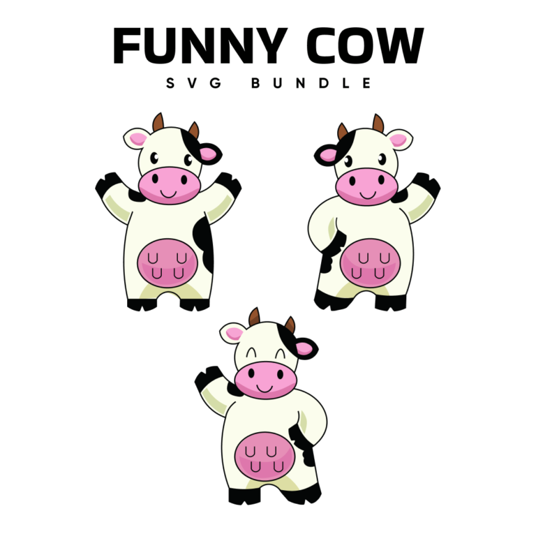 Funny Cow SVG Files – MasterBundles