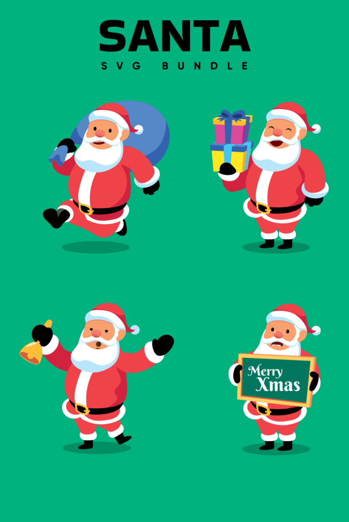 Santa SVG Free – MasterBundles
