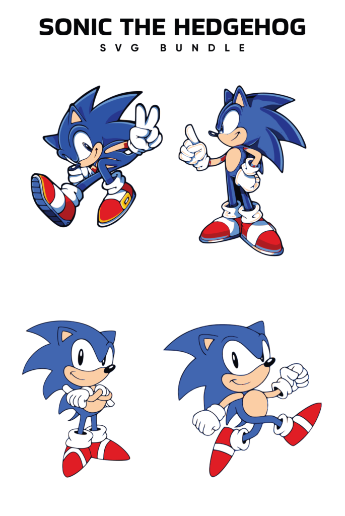 4 Sonic the Hedgehog SVG Designs – MasterBundles