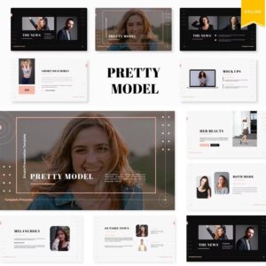 Pretty Model | Google Slides Template – MasterBundles