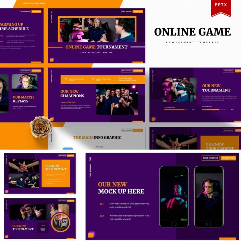 Gaming Powerpoint Template – MasterBundles