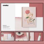 A4 Notebook Mockup Set (Square Holes) – MasterBundles