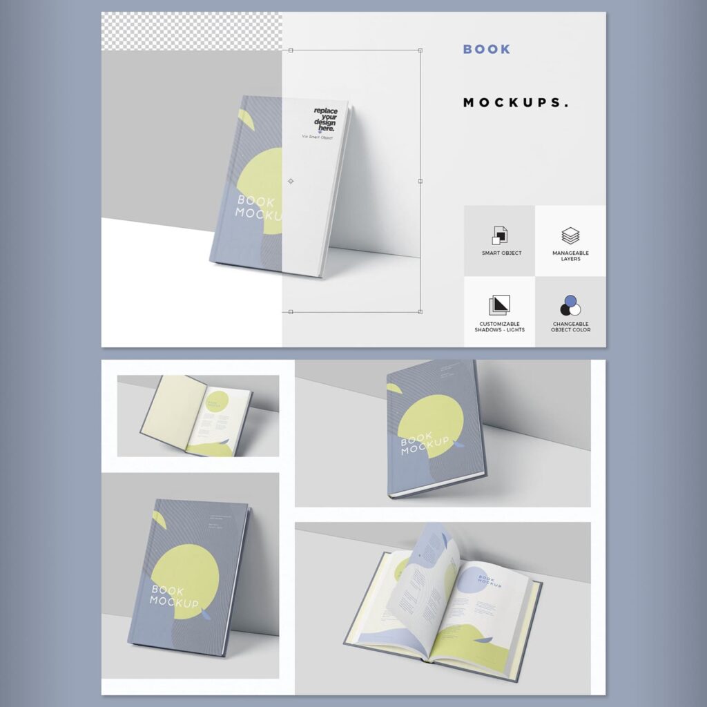 Small Hard Cover Notebook Mockups – MasterBundles