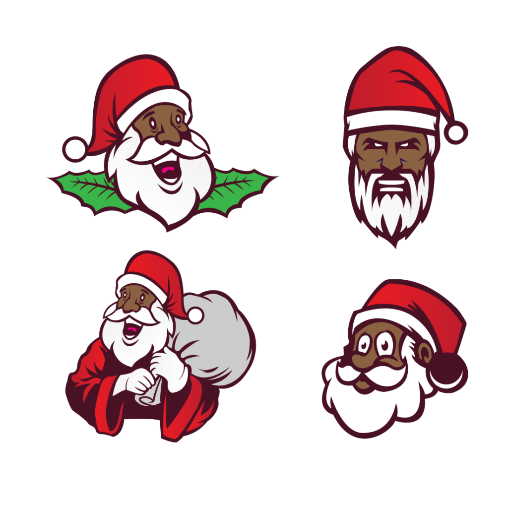 Black Santa SVG Files – MasterBundles