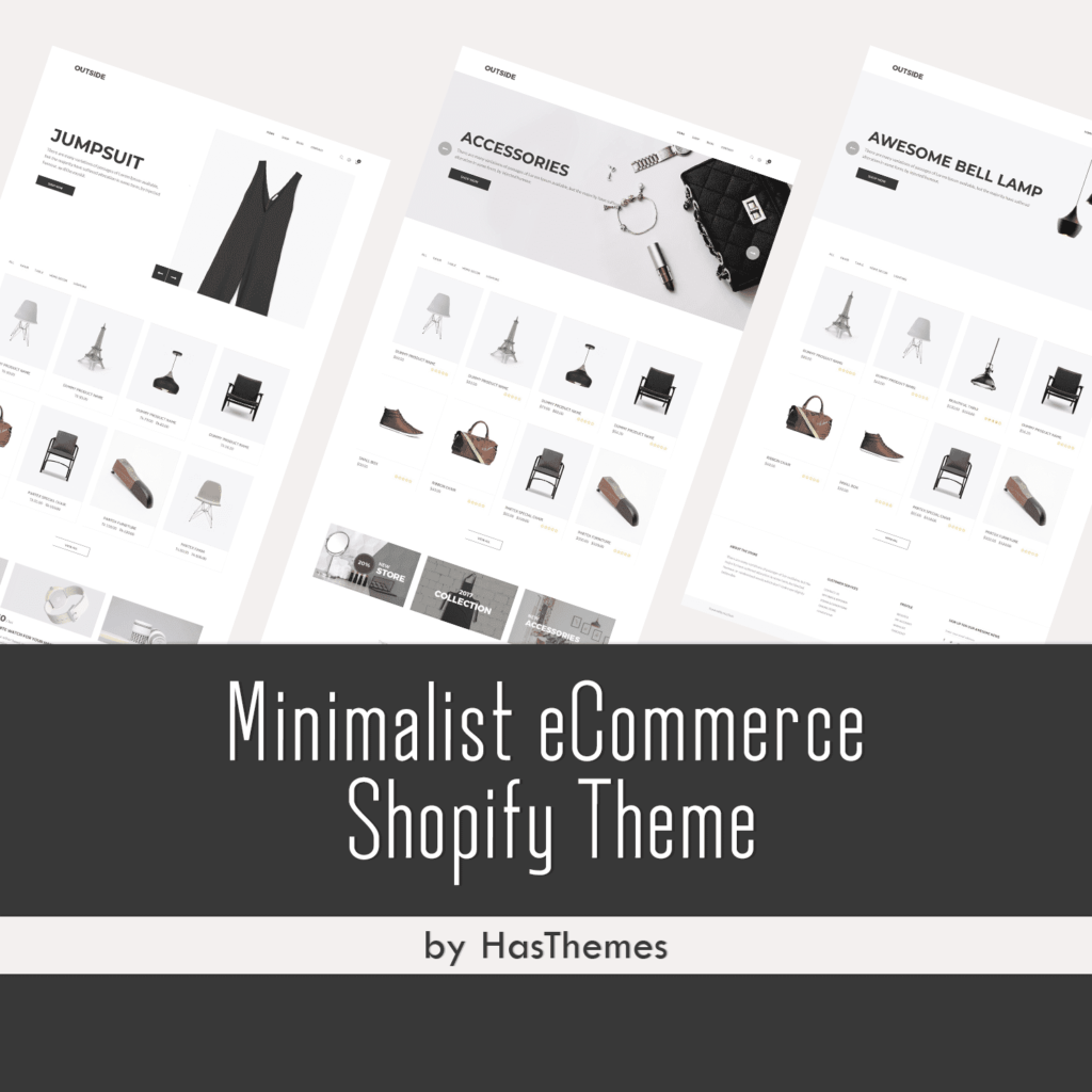 Minimalist eCommerce Shopify Theme – MasterBundles