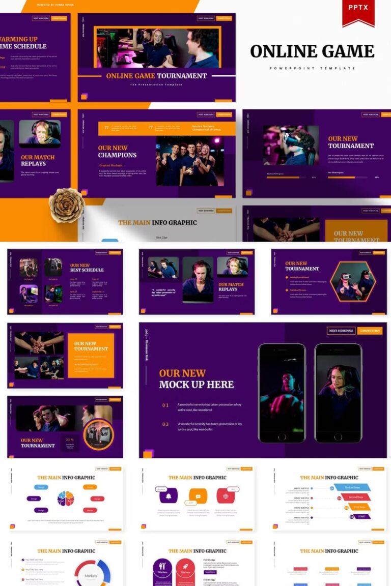 Online Game Tournament | Powerpoint Template – MasterBundles