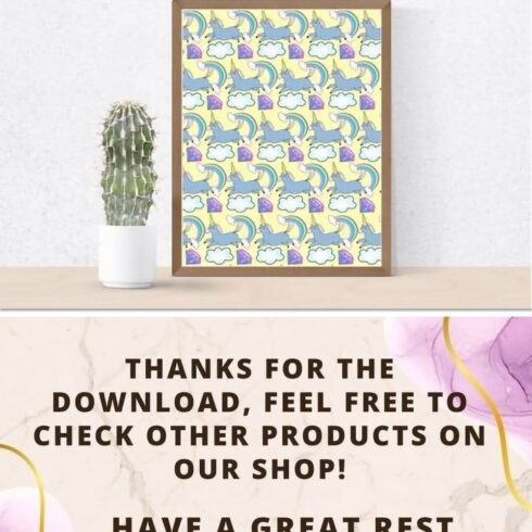 Printable Unicorn Patterns | Master Bundles