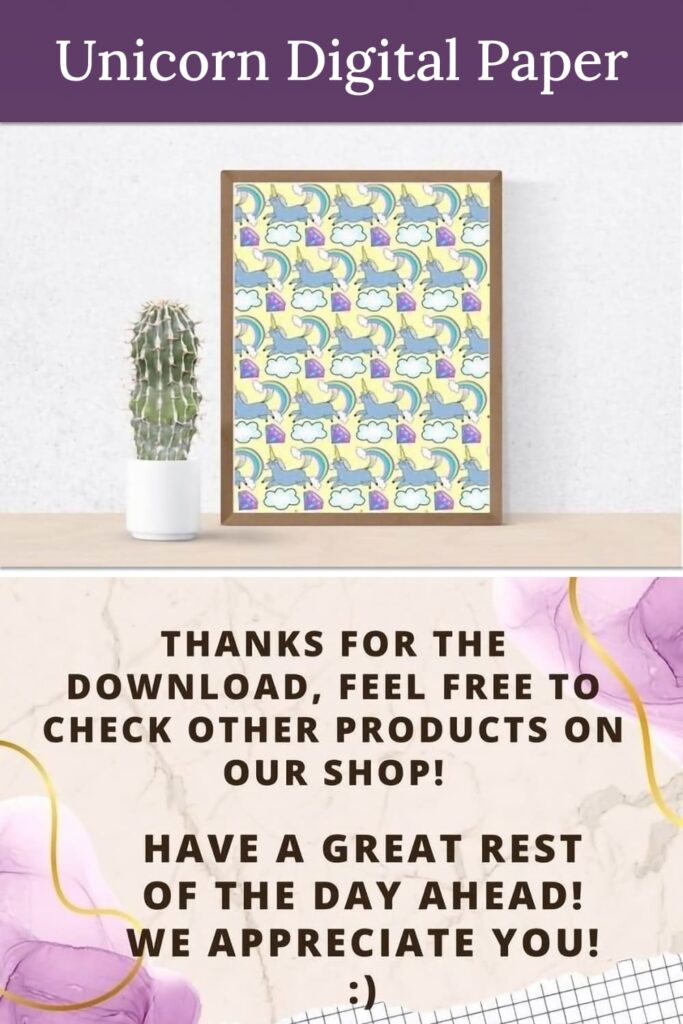 Printable Unicorn Patterns – MasterBundles