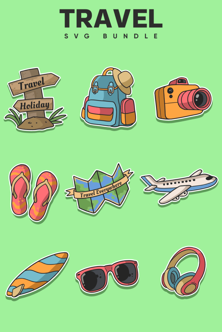 Free Travel SVG Designs – MasterBundles