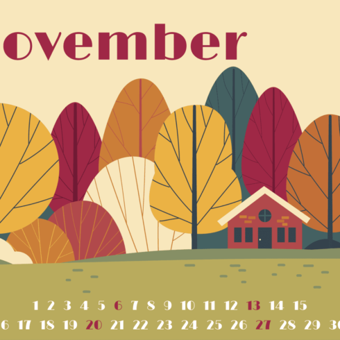 Free November Calendar | Master Bundles