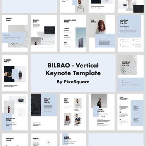 BILBAO - Vertical Keynote Template – MasterBundles