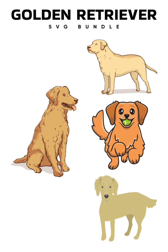 Golden Retriever SVG Free – MasterBundles