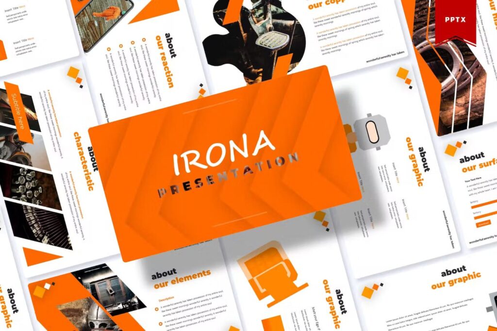 Irona | Powerpoint Template – MasterBundles