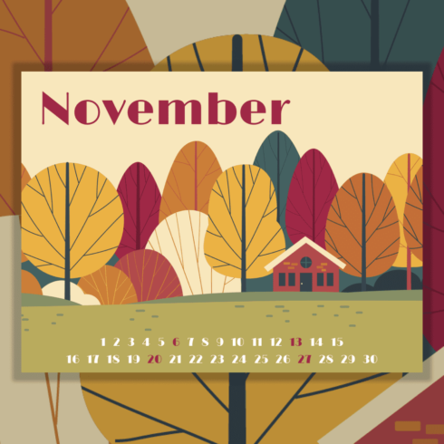 Free November Calendar | Master Bundles