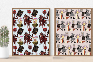 12 Witch Seamless Digital Paper Patterns – MasterBundles