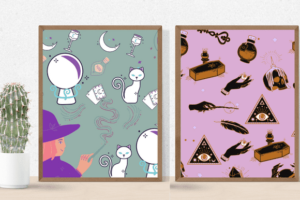 12 Witch Seamless Digital Paper – MasterBundles