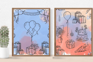 10 Happy Birthday Party Digital Papers – MasterBundles