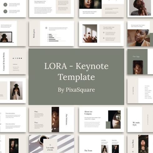 LORA - Keynote Template – MasterBundles