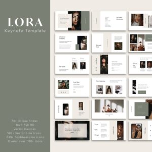 LORA - Keynote Template – MasterBundles