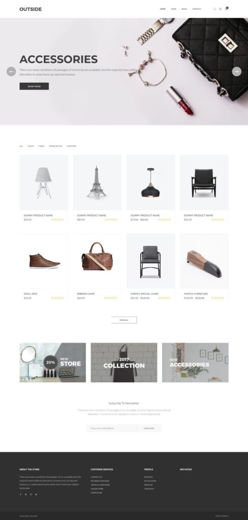 Minimalist eCommerce Shopify Theme – MasterBundles