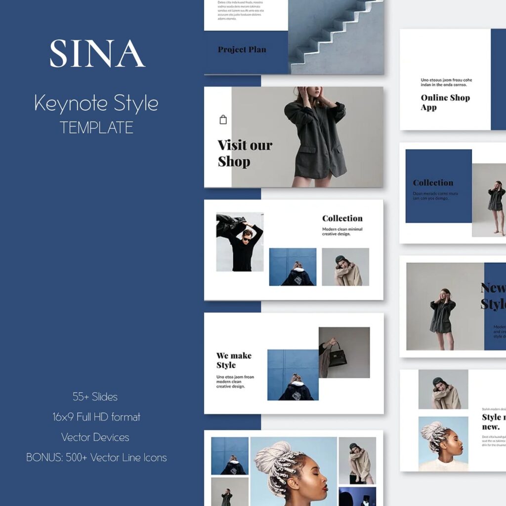 SINA - Keynote Style Template – MasterBundles