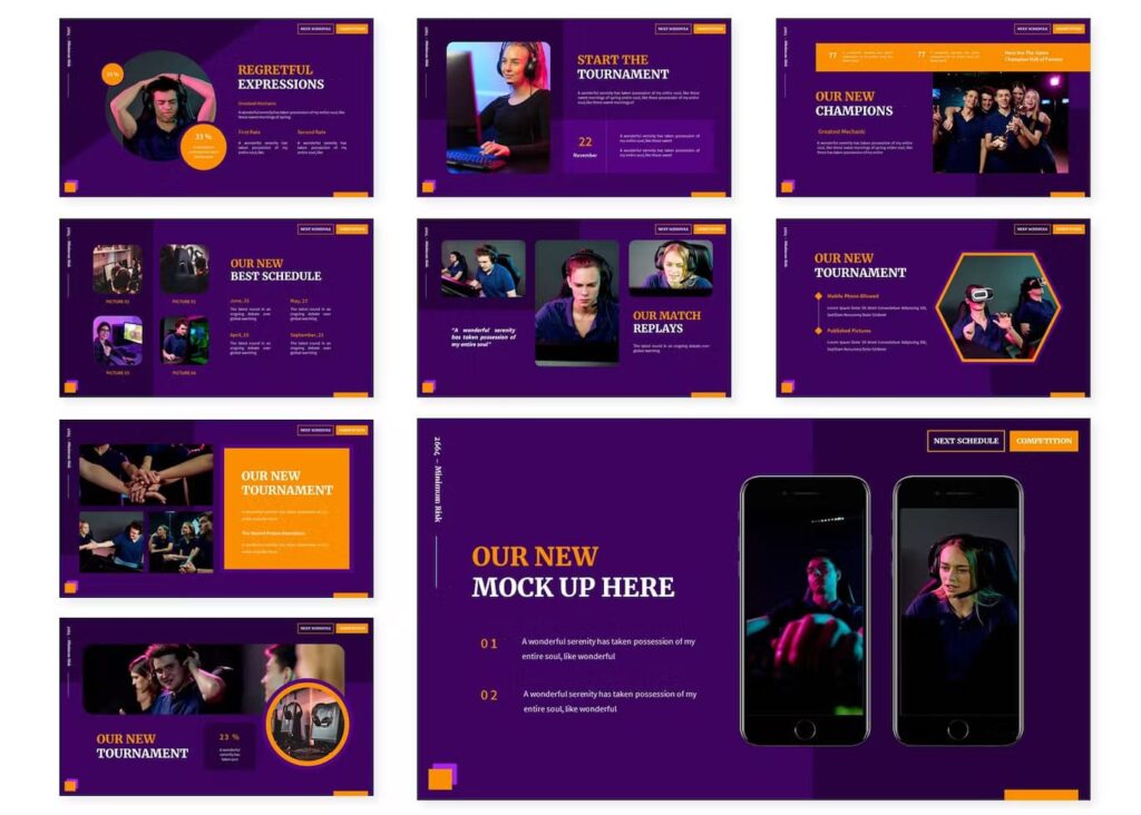 Online Game Tournament | Powerpoint Template – MasterBundles