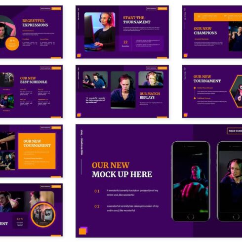 Online Game Tournament | Powerpoint Template – MasterBundles