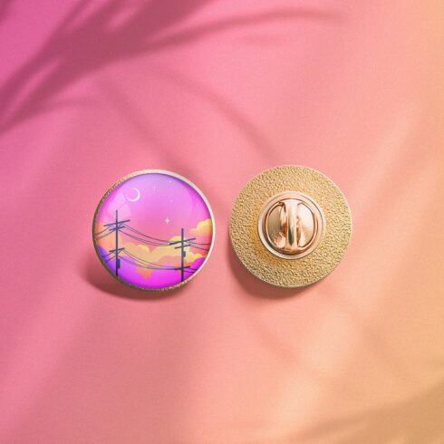 Oh Summer! Neon Sunset Scene Set | Master Bundles