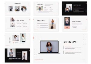 Pretty Model | Google Slides Template – MasterBundles
