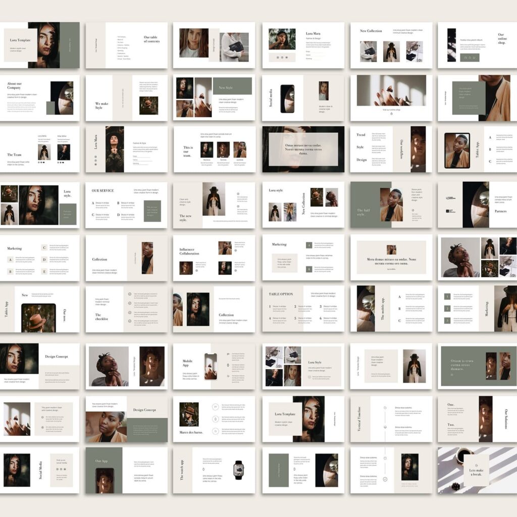 LORA - Keynote Template – MasterBundles