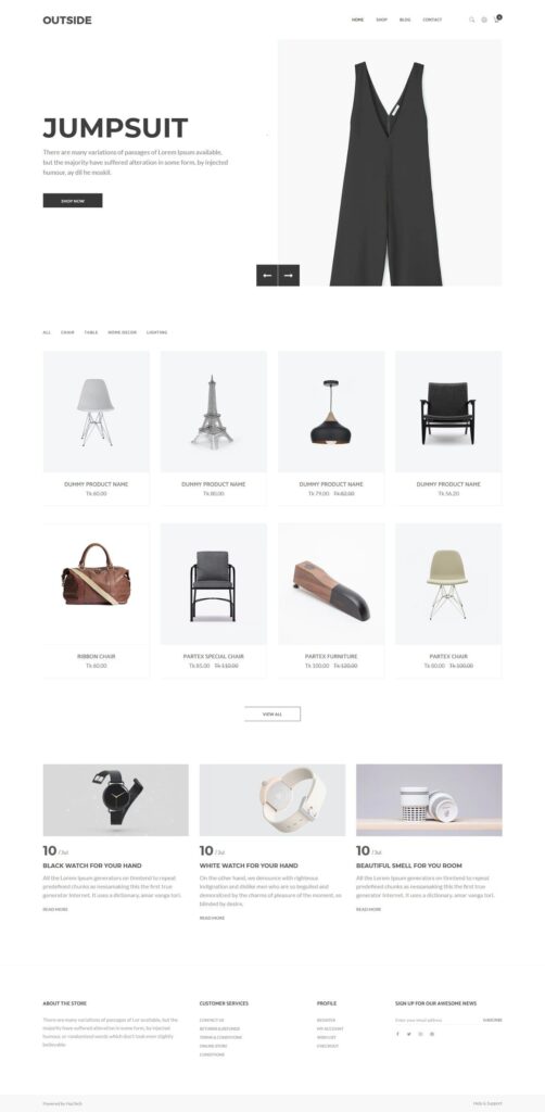 Minimalist eCommerce Shopify Theme – MasterBundles