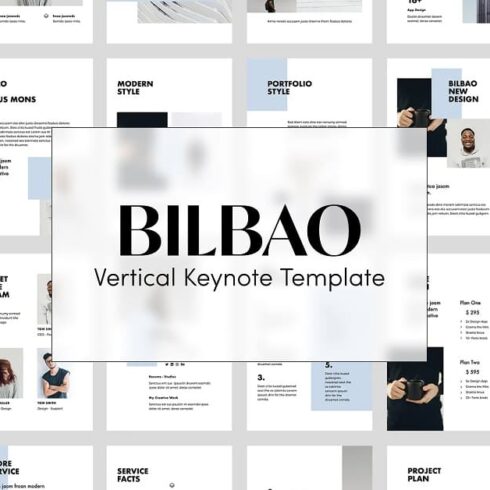 BILBAO - Vertical Keynote Template – MasterBundles