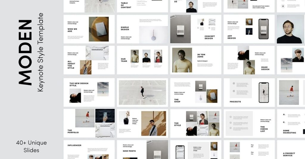 MODEN - Keynote Style Template – MasterBundles
