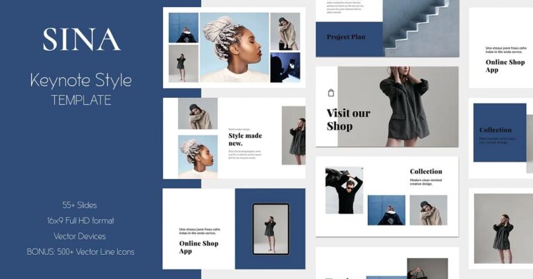 SINA - Keynote Style Template – MasterBundles