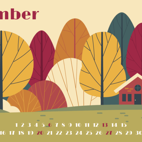 Free November Calendar | Master Bundles