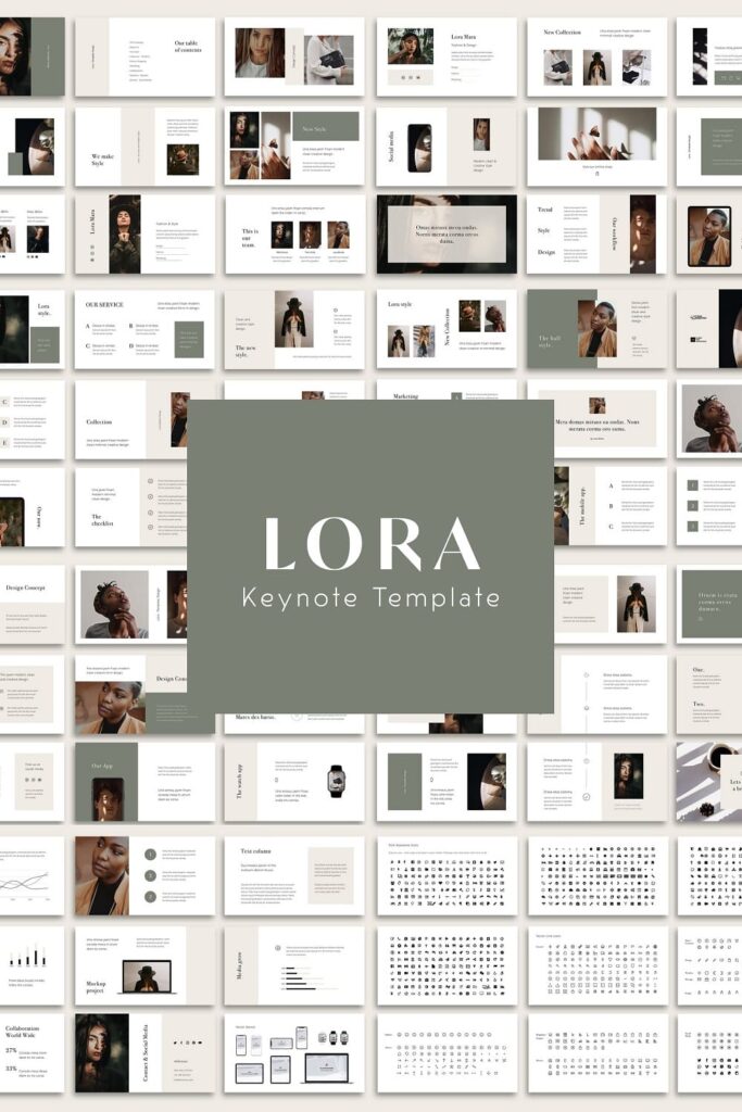 LORA - Keynote Template – MasterBundles