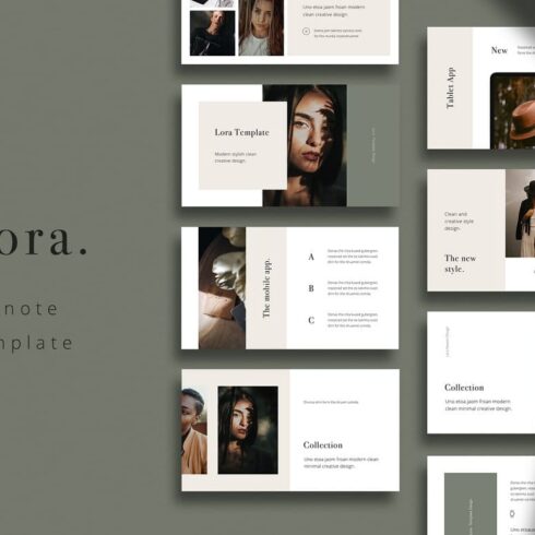 LORA - Keynote Template – MasterBundles