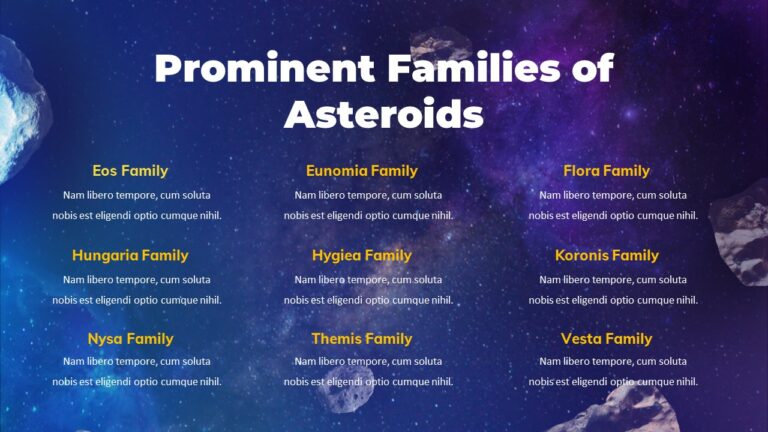 Meteor Day International Asteroid Day Presentation – MasterBundles