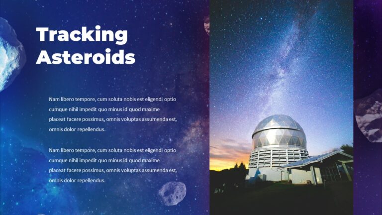 Meteor Day International Asteroid Day Presentation – MasterBundles