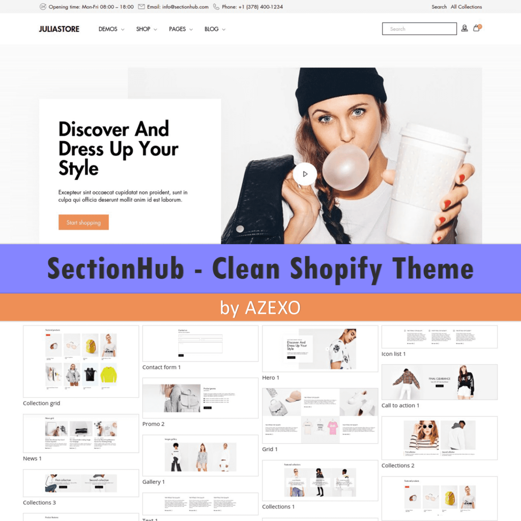 SectionHub - Clean Shopify Theme – MasterBundles