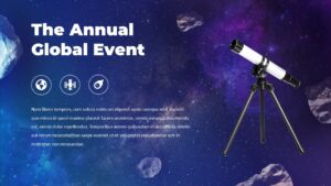Meteor Day International Asteroid Day Presentation | MasterBundles