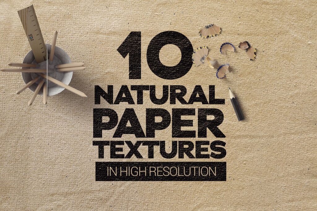 10 Natural Paper Textures – MasterBundles