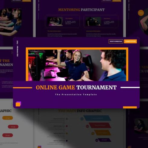 Online Game Tournament | Google Slides Template – MasterBundles