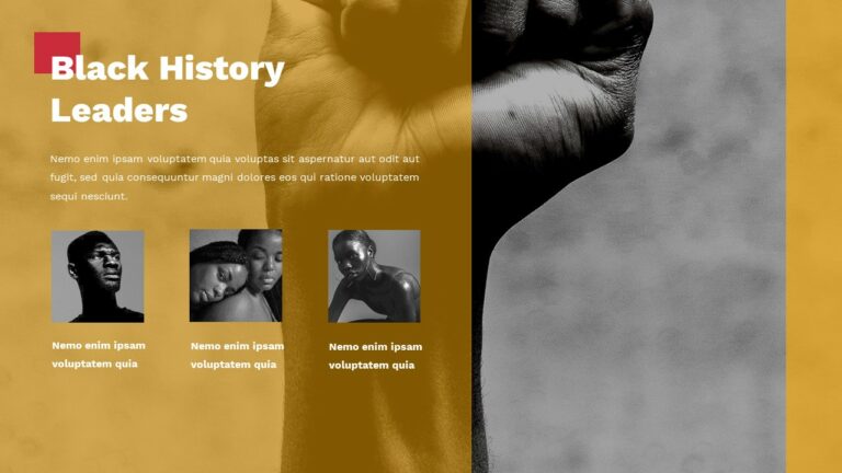 Black History Month Powerpoint Template – MasterBundles