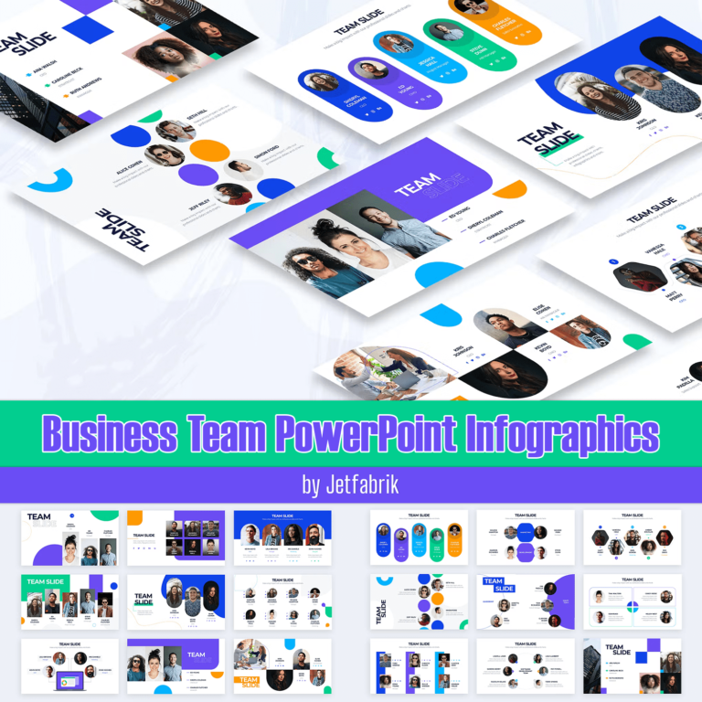 Business Team PowerPoint Infographics – MasterBundles