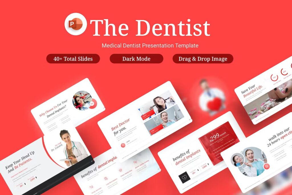 The Dentist Professional PowerPoint Template – MasterBundles