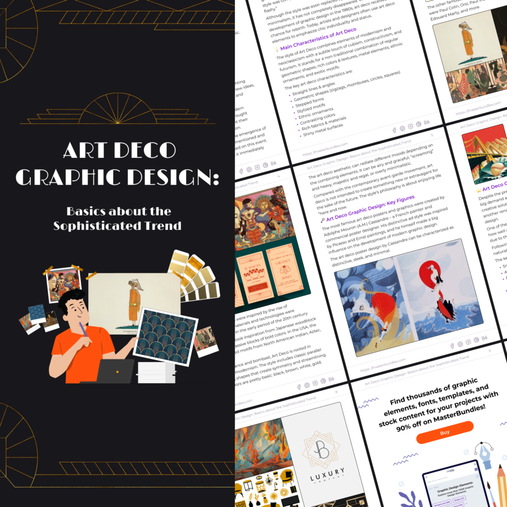 Art Deco Graphic Design: Basics about the Sophisticated Trend ...