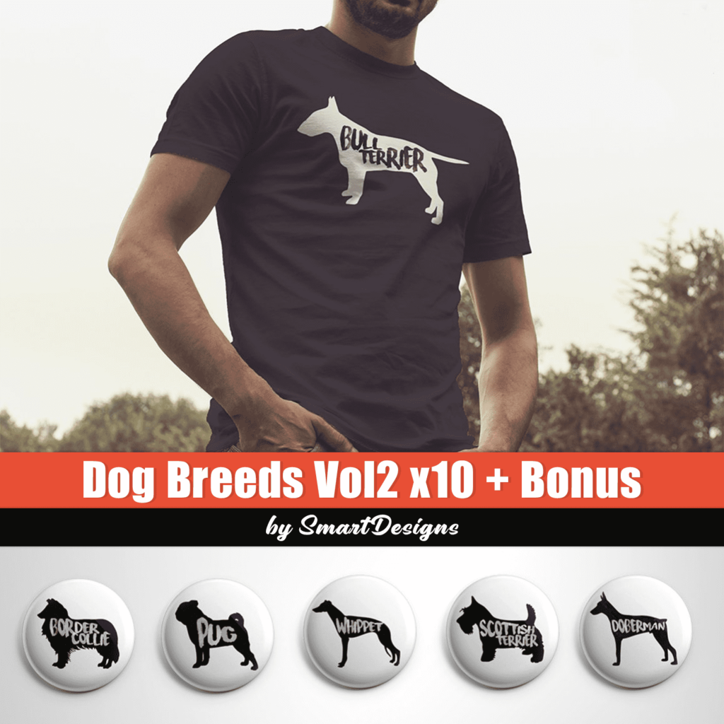 10 Dog Breeds Logos Vol.3 | MasterBundles