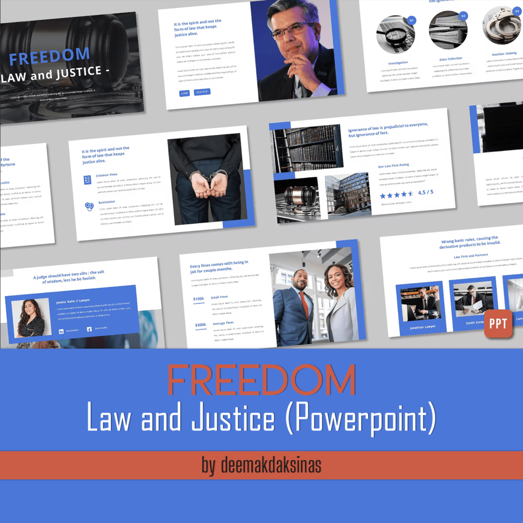 Freedom - Law And Justice (Powerpoint) – MasterBundles